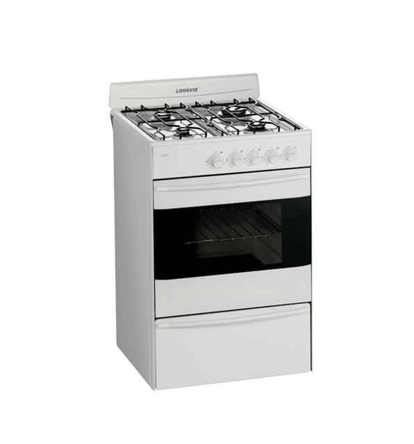 COCINA LONGVIE BLANCA VISOR/PARRILLA/AUTOLIMPIANTE. - SBLL Todo Tecnologia